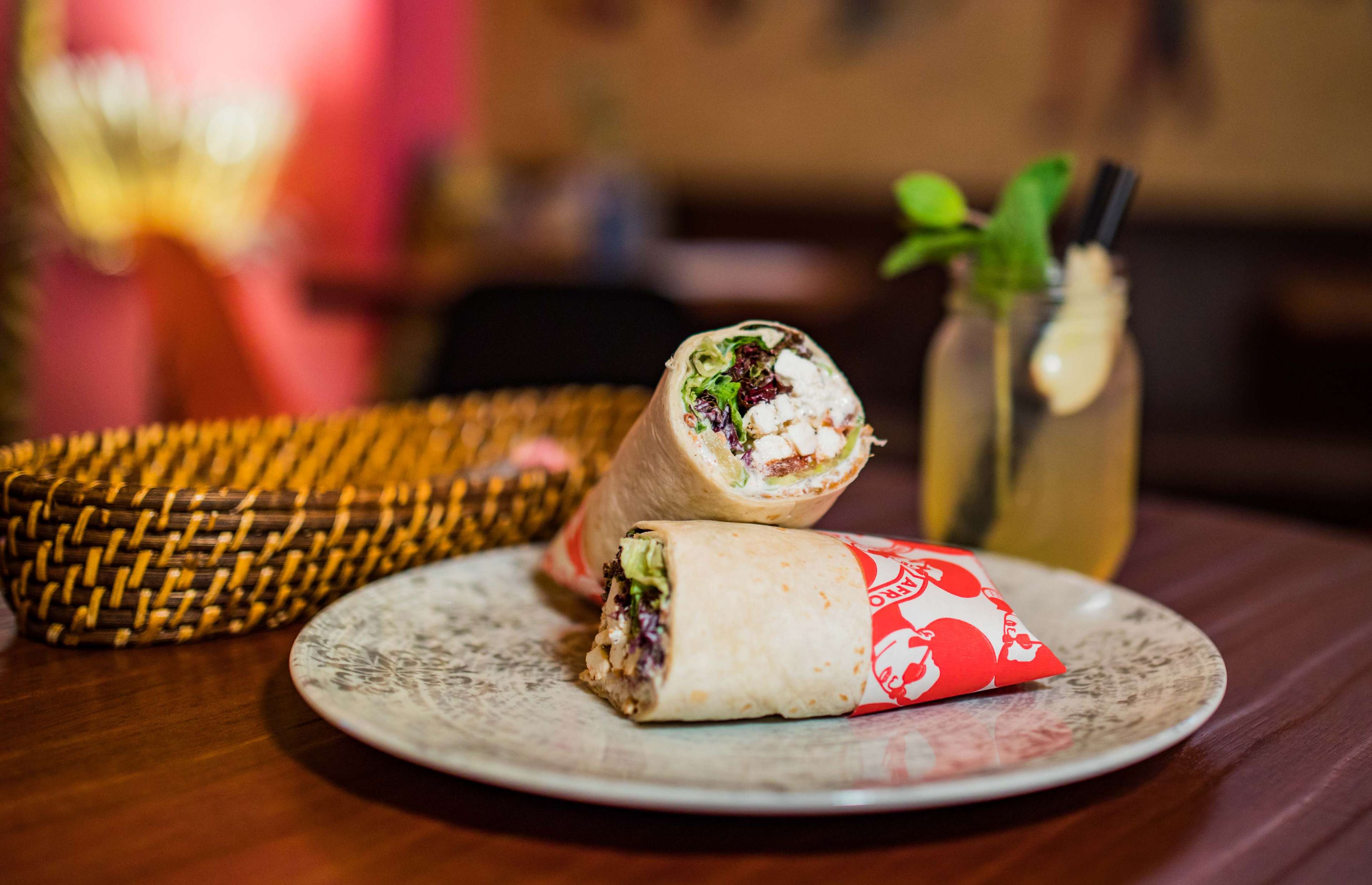 Chicken Wrap (Rezept aus dem Afro Cafe)