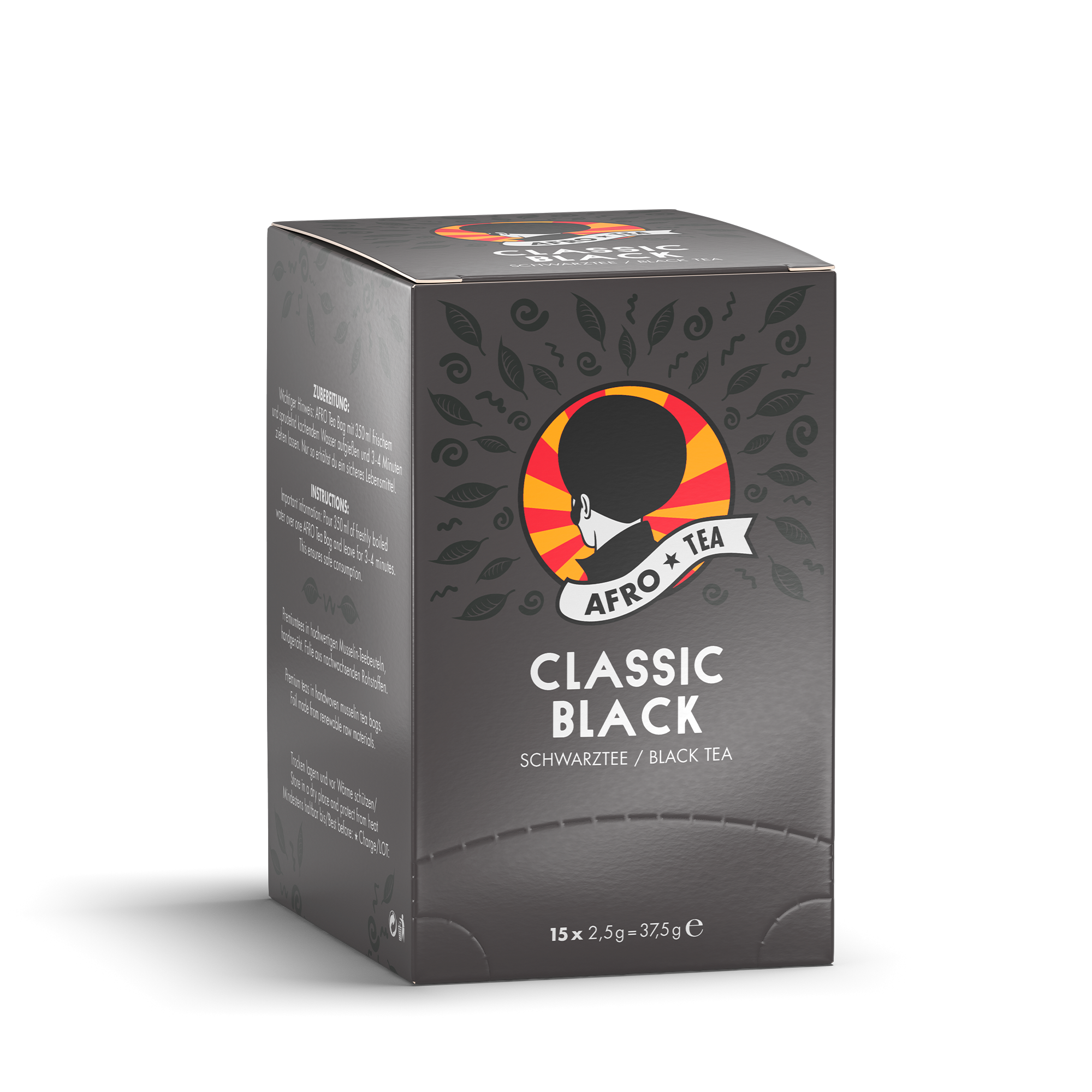 Afro Tea: Classic Black - Black Tea | Tea Bags