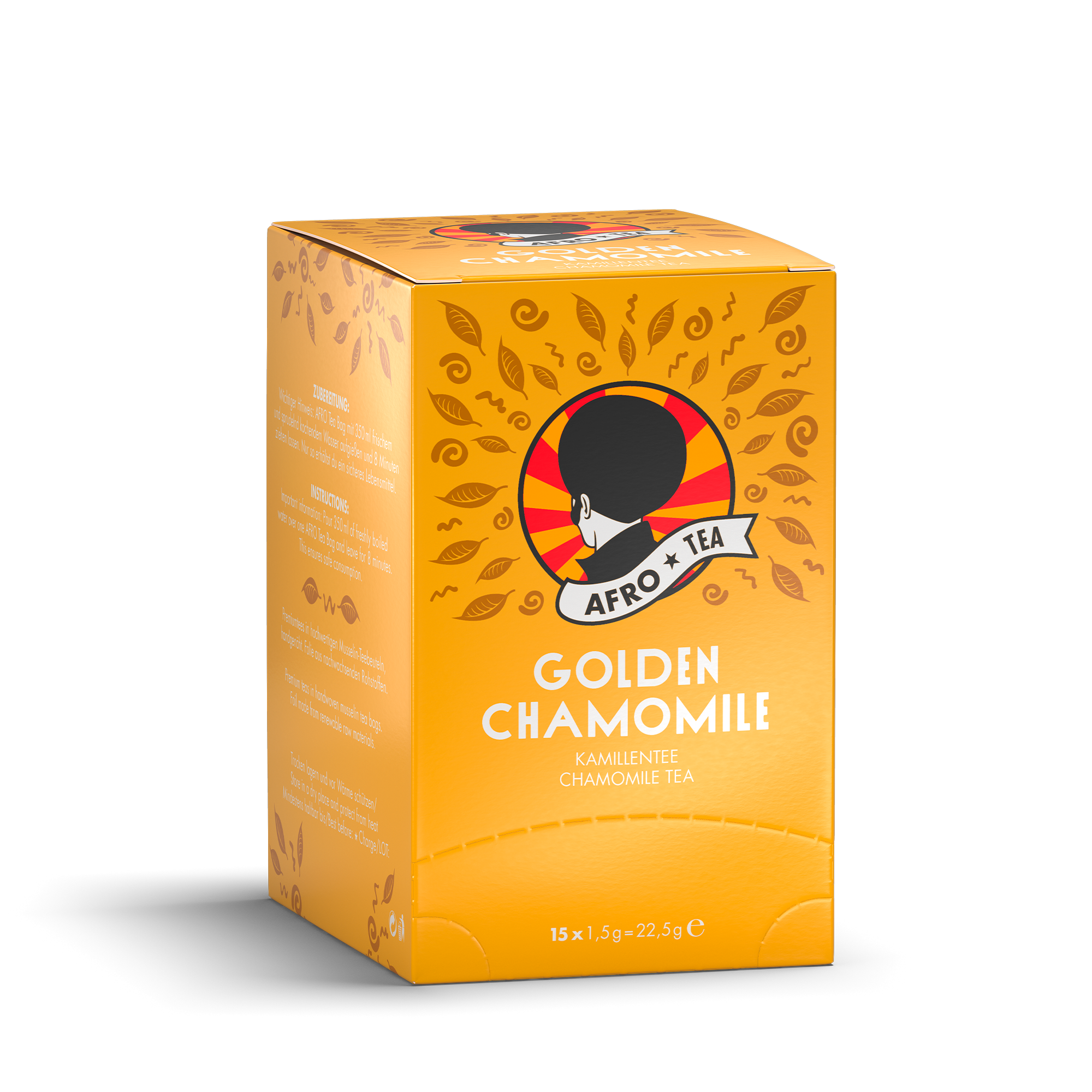 Afro Tea: Golden Chamomile - Chamomile Tea | Tea Bags